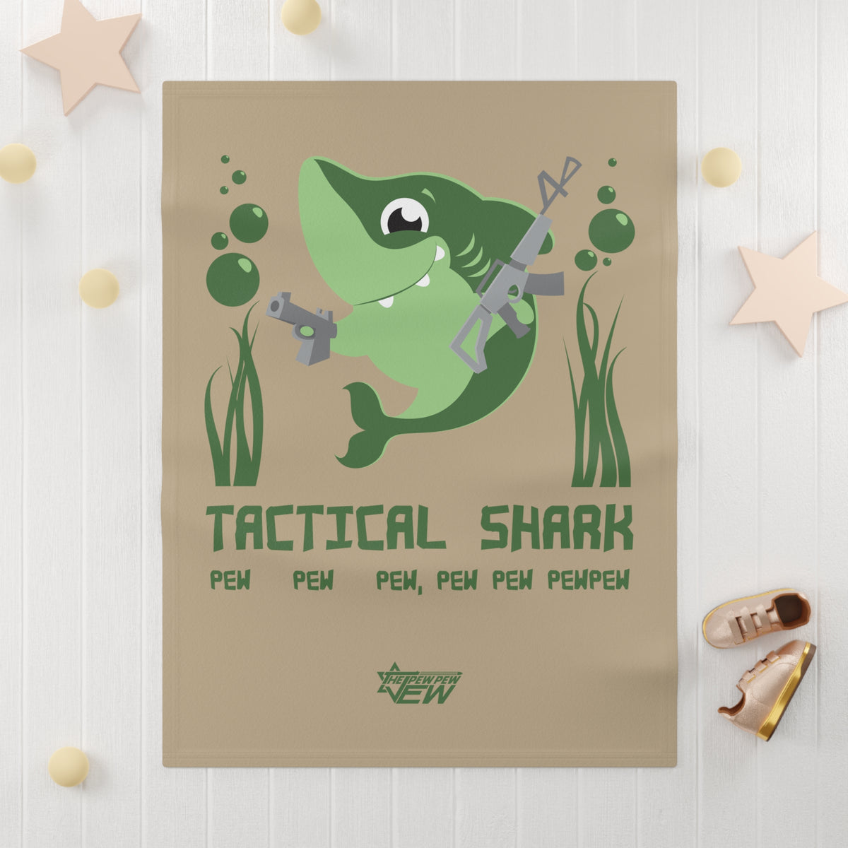 Tactical Shark Blanket Green – The Pew Pew Jew